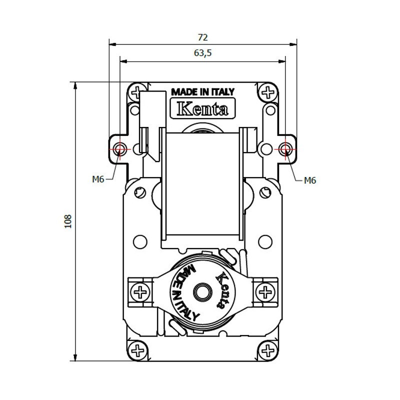 ΜΟΤΕΡ KENTA 2,5 ΣΤΡΟΦΩΝ 25WATT ΧΩΡΙΣ ΑΞΟΝΑΚΙ - PeleWood.gr